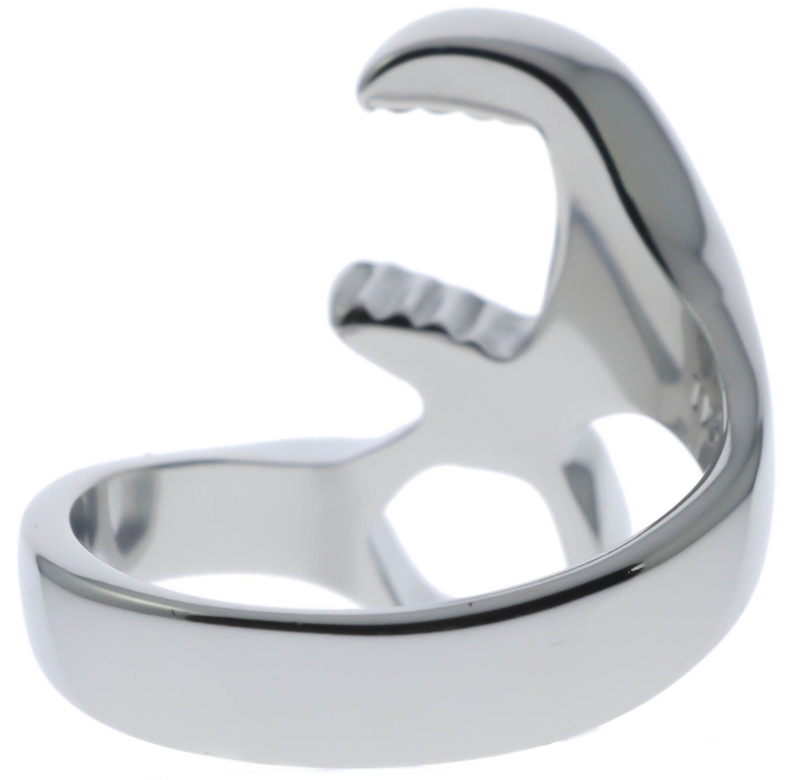 Millwright Wrench Wrap Craftsman Mechanics Mens Stainless Steel Ring ...