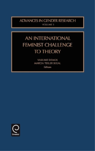 Vasilikie (Vicky) Demos An International Feminist Challenge to Theory ...