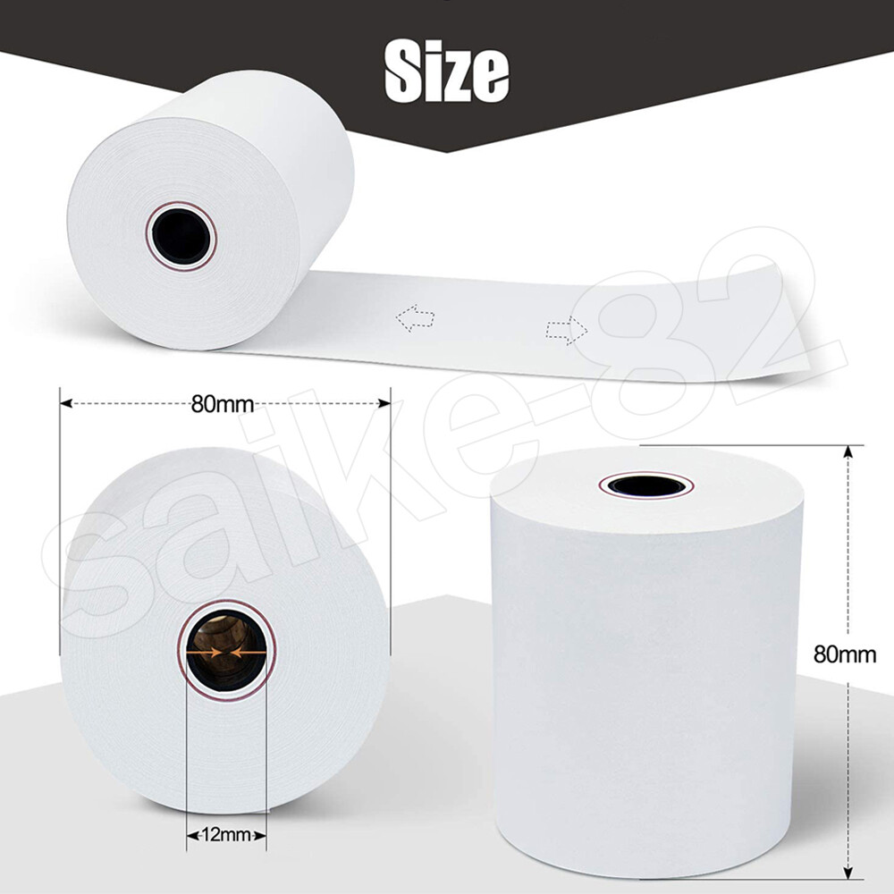 80x80mm Premium EFTPOS Thermal Paper POS Credit Card Cash Register ...
