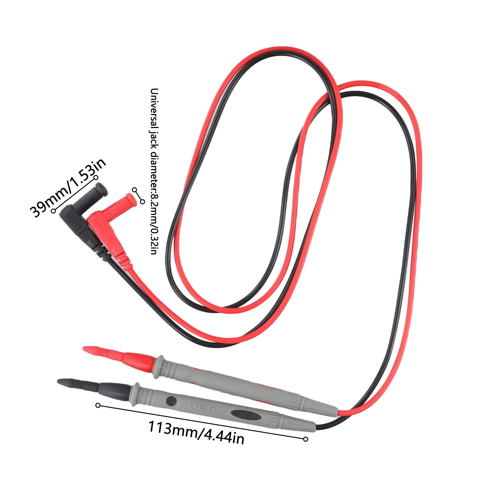 Multi Function Digital Multimeter Probe Test Pen with Maximum Current ...