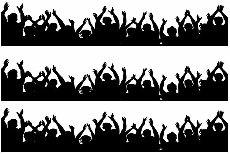 Concert Crowd Silhouette