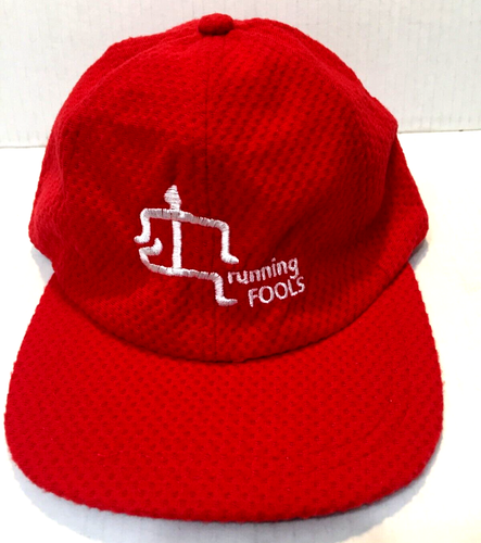 Cap Hat Running Fools Adjustable Size: New Red / Ships same day | eBay
