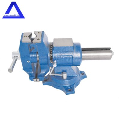 5Inch Heavy Duty Swivel Multi-Purpose Rotating Bench Vise 360 Degrees ...