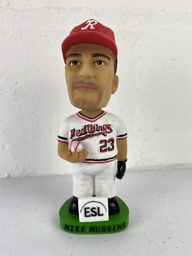 Mike Mussina Bobblehead Rochester Red Wings ESL HOF Bobble Dobbles ...