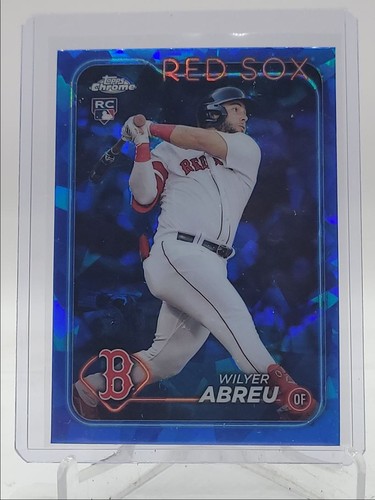 WILYER ABREU 2024 TOPPS CHROME SAPPHIRE ROOKIE RED SOX RC Q1925 | eBay