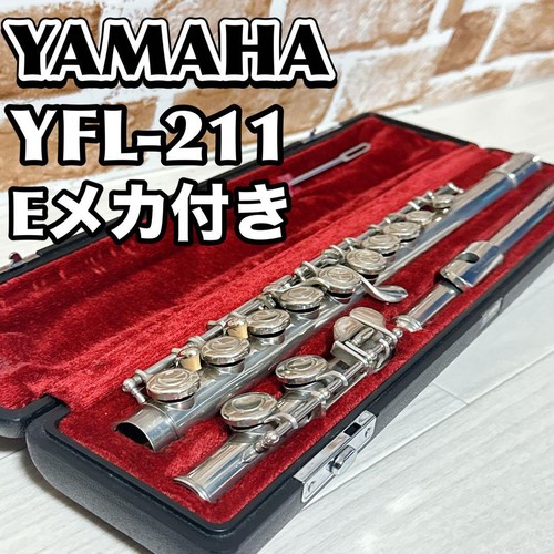 YAMAHA Flute YFL-211 E with mechanism Beginner Beginner Silver plated ② ...