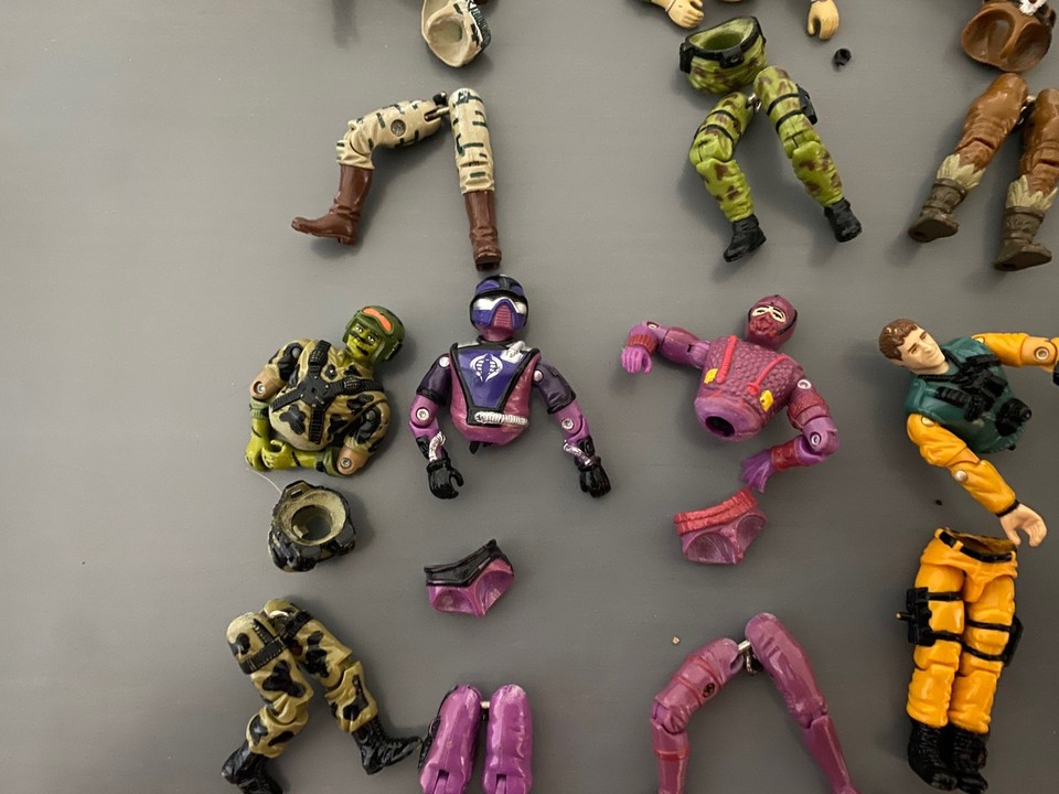 Vintage GI Joe 3.75" Figure Body Parts LOT | eBay