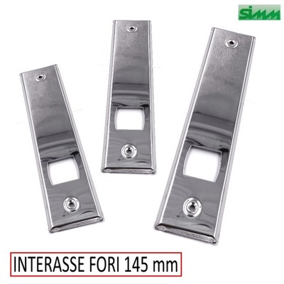 PLACCA INOX X AVVOLGITORI INTERNI INTERASSE FORI 145 MM | eBay