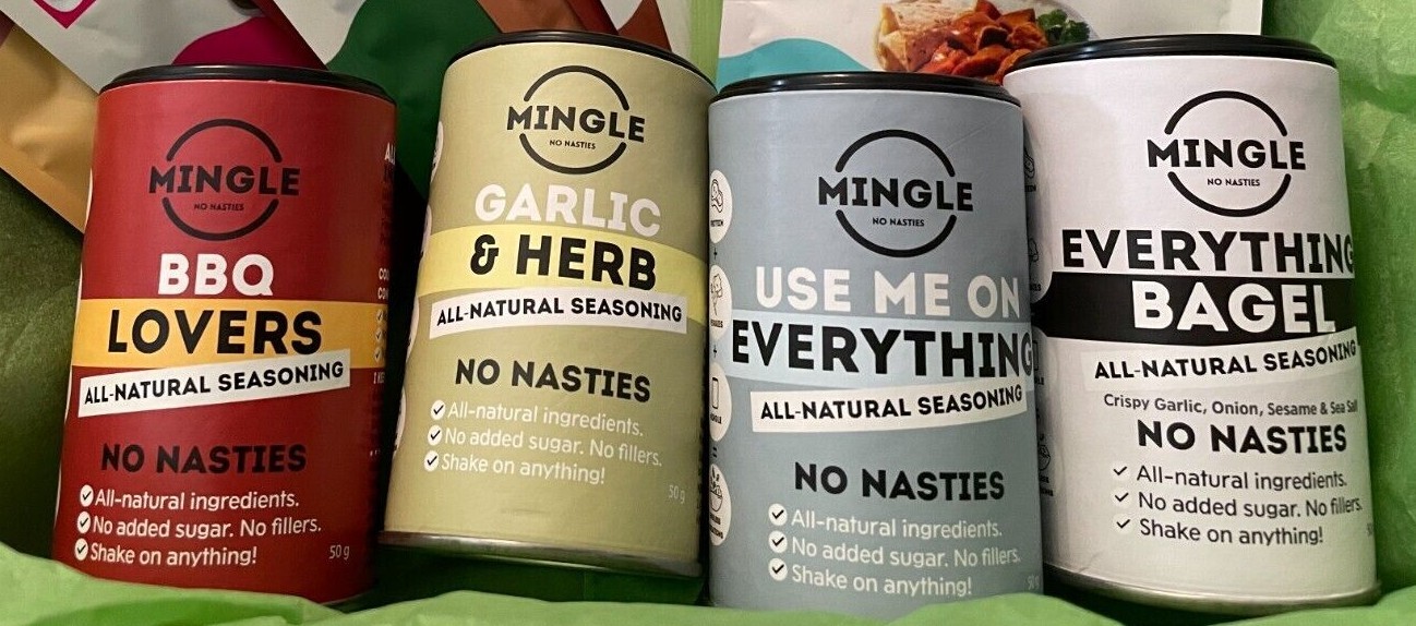 Mingle Natural Seasoning Blend 50g Shaker Low Carb Keto Friendly | eBay