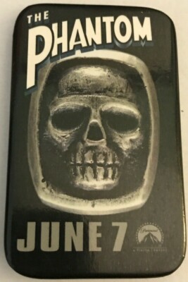 THE PHANTOM 1996 Promo Movie Button Pinback Comic Superhero Vtg Pin ...