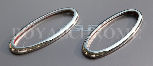 US STOCK Pair CHROME Side Indicator Bezels for Jaguar S-Type Daimler ...