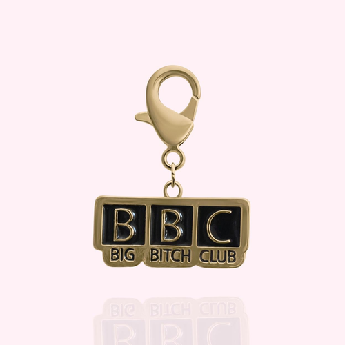 "BBC: Big Bitch Club" Dog Collar Charm Silver | eBay