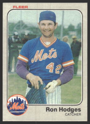 Ron Hodges #545 1983 Fleer New York Mets | eBay