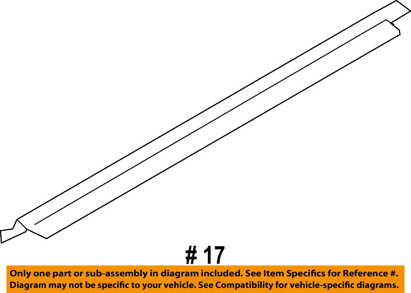 BMW 51477266637 Genuine OEM Factory Original Front Sill Plate for sale ...