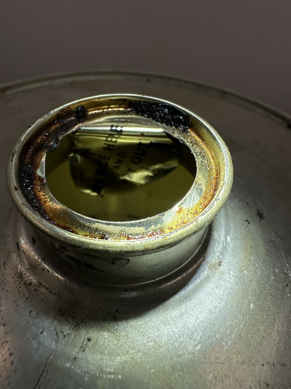 Rare! Vtg 30s COCA COLA 1 GALLON SYRUP METAL CAN PAPER LABEL RED WHITE ...