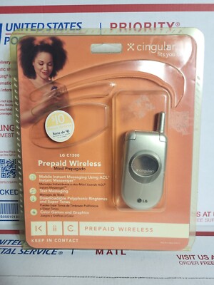 NEW LG C1300 (Cingular) Flip Phone - Vintage Collectors, WILL NEED ...
