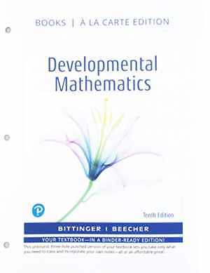 Developmental Mathematics, Loose-Leaf - Loose Leaf, by Bittinger Marvin - New x 9780135859940| eBay