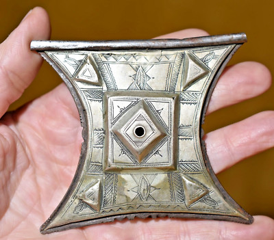 Antique Tuareg Tcherot Amulet Mixed Metal Tribal Prayer Box Pendant ...