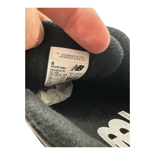 Size 5 - New Balance 674 Black - WW674BK for sale online | eBay