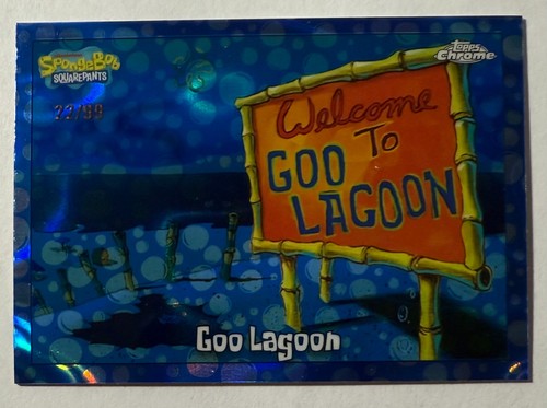 2025 Topps Chrome SpongeBob Goo Lagoon BubbleFractor 22/99 #42 | eBay