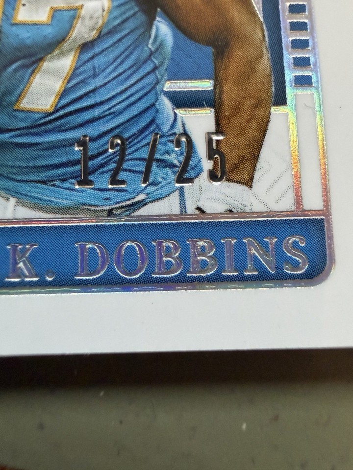 2024 National Treasures Justin Herbert JK Dobbins Dual Tri Color Patch ...