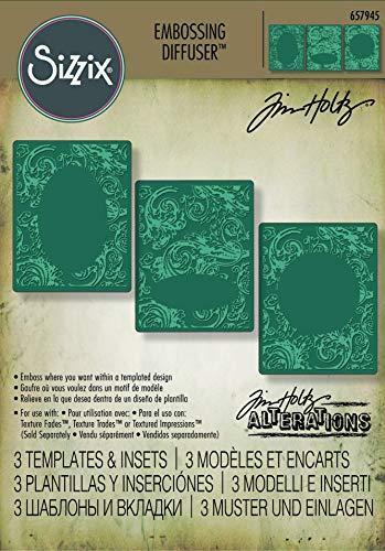 Sizzix Tim Holtz Alterations Collection 3 Pack Embossing Diffuser Set ...