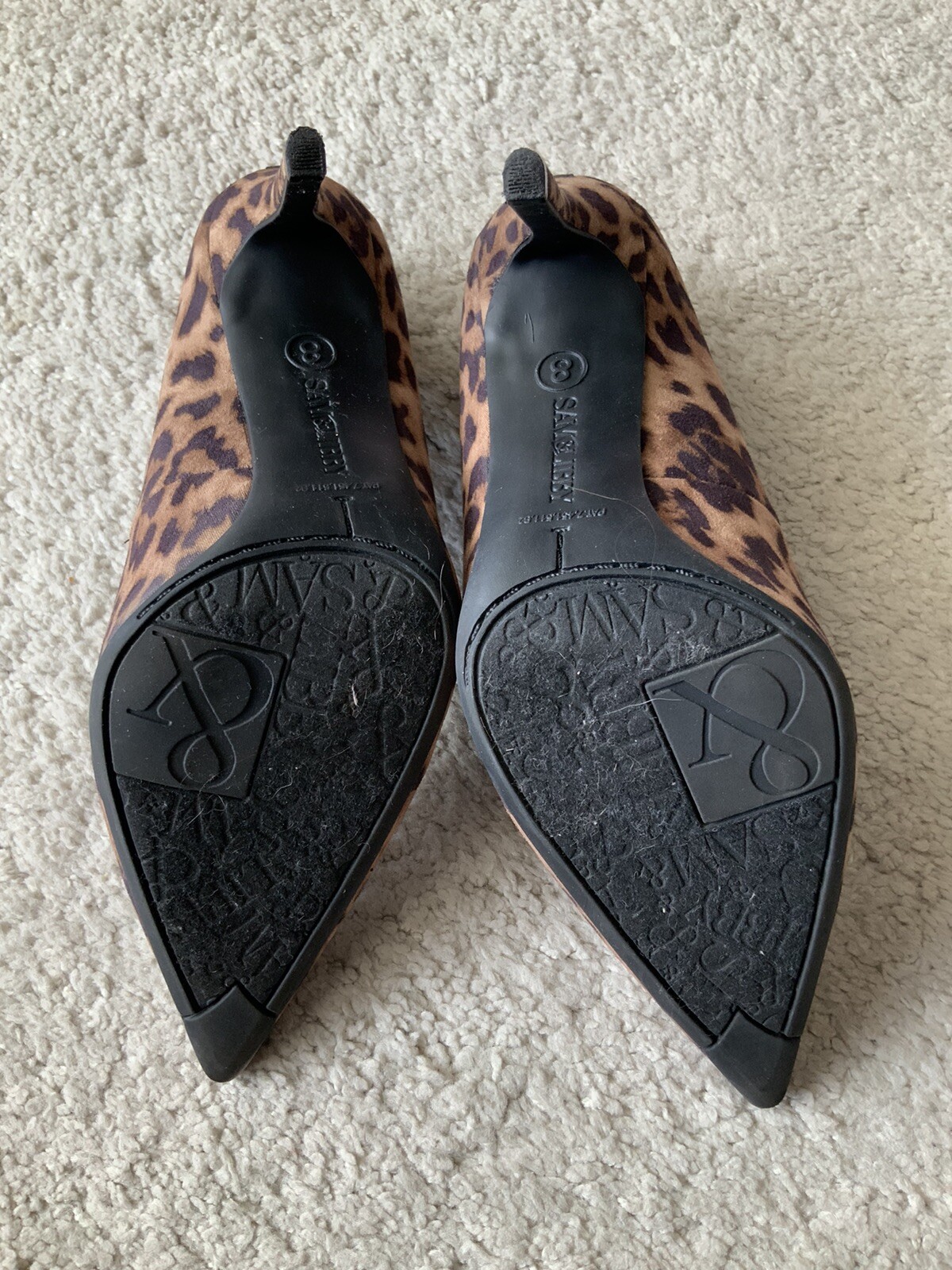 Sam & Libby Dixie Leopard 4 inch Heeled Pumps Size 8 … - Gem