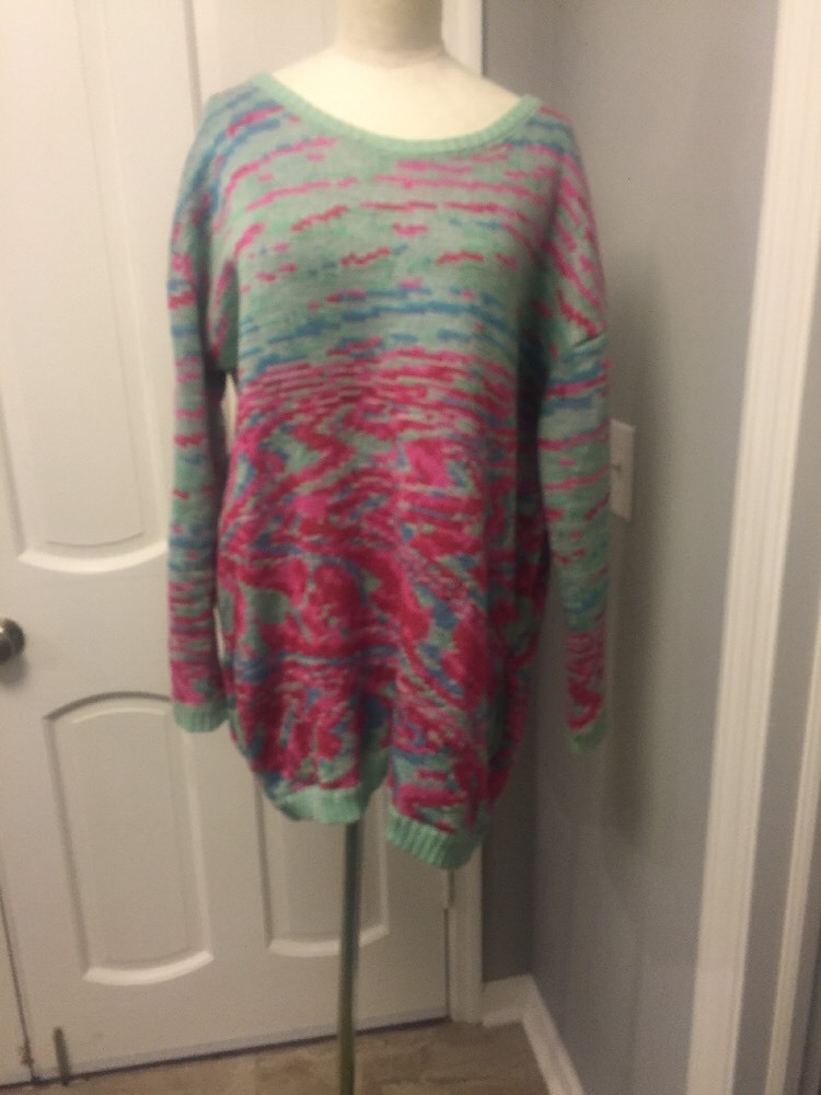 Nasty Gal Corrupted Sweater Size Medium Retails For $128.00 Sold Out ...