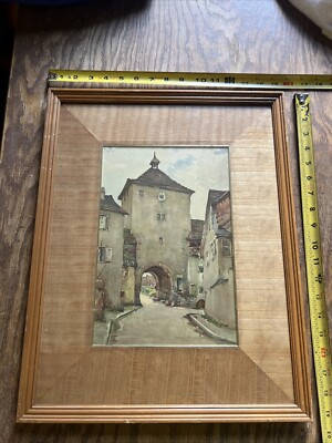 Marc Nicolas Markovitch, Watercolor Signed Marc framed | eBay
