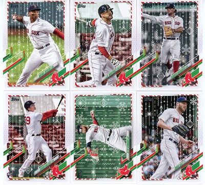 2021 Topps Holiday Boston Red Sox Team Set DEVERS SALE DALBEC RC | eBay