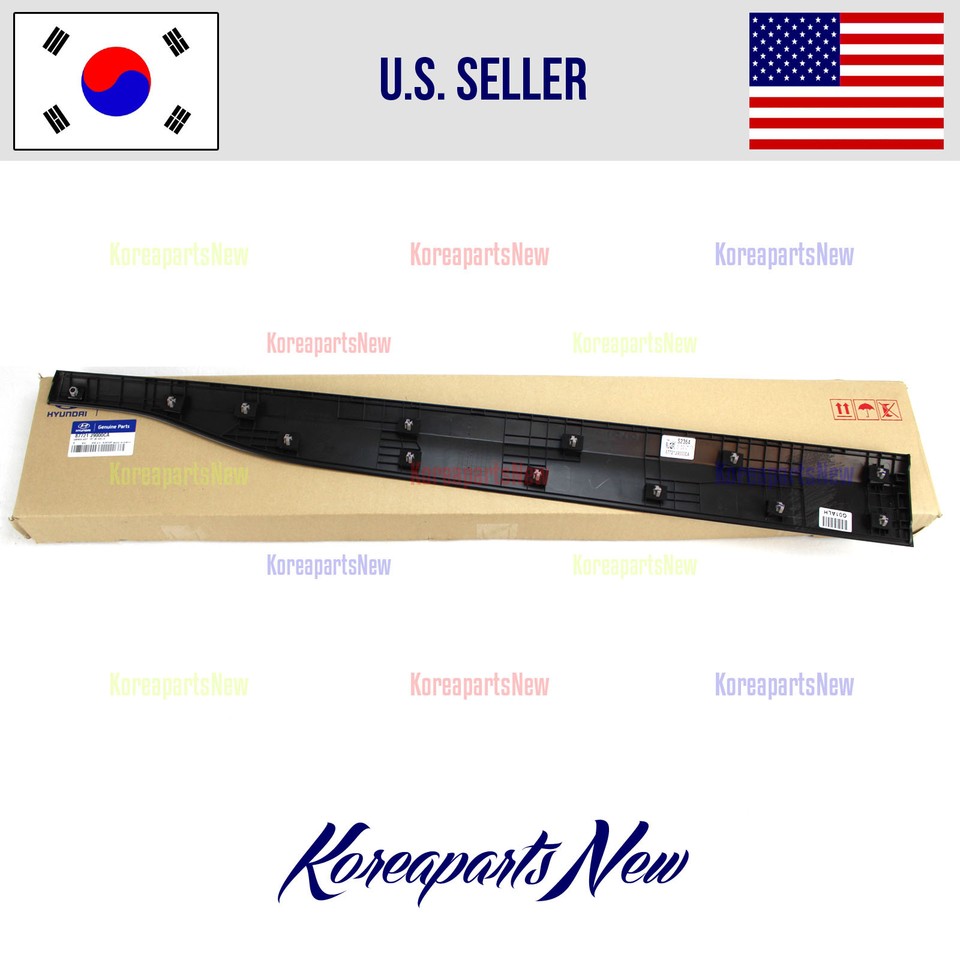 FRONT Door Lower Molding Trim Left DRIVER 87721J9000 Hyundai Kona 2.0L ...
