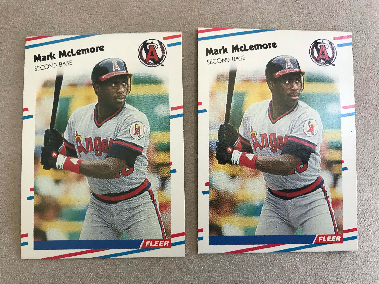 2 1988 Fleer Baseball Cards #497 Mark McLemore California Angels NmMt Free Ship! | eBay