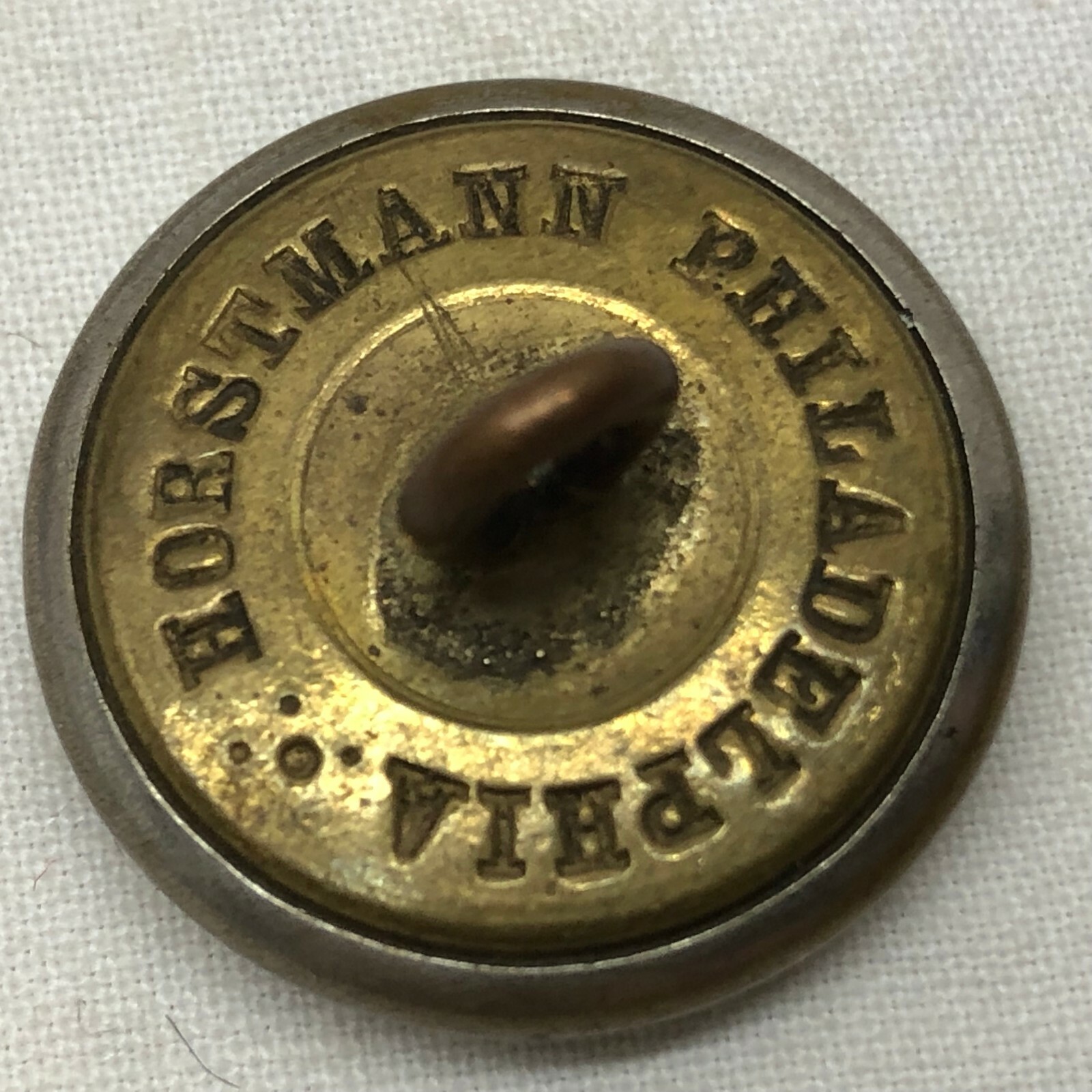 3 Vintage Metal Buttons Horstman Philadelphia and Waterbury Button | eBay