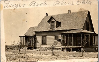 Dyer Bros., Bliss, Oklahoma RPPC (1910s's) Residence Farm | eBay