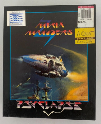 Matrix Marauders Psyclapse (Psygnosis) 3.5" Disk Commodore Amiga Big ...