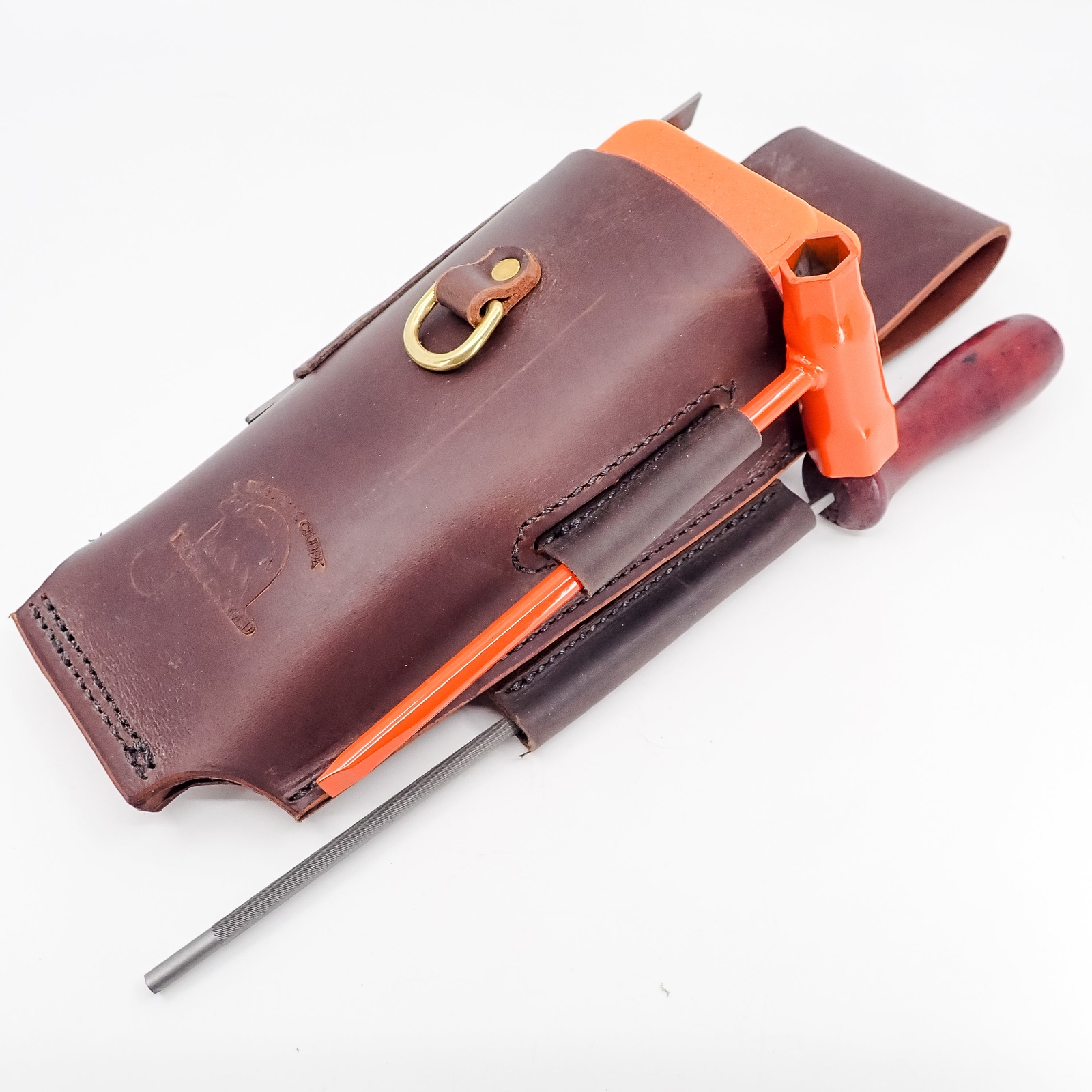 THE DUKE'S LOGGING LARGE FELLING WEDGE FILE TOOL WEDGE POUCH | eBay