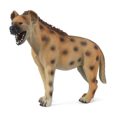 African Hyena Animals Figures Realistic Wildlife Creatures Figurines ...