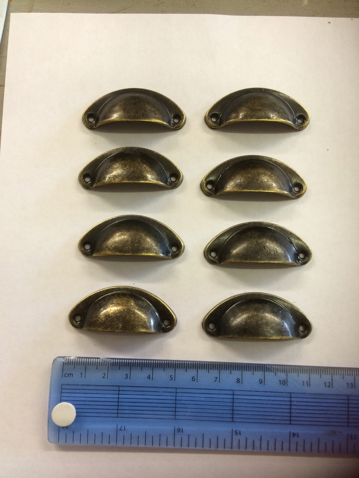 8 Extra Small Drawer Handles Knob,Cupboard Door,8 X metal V.Small ...