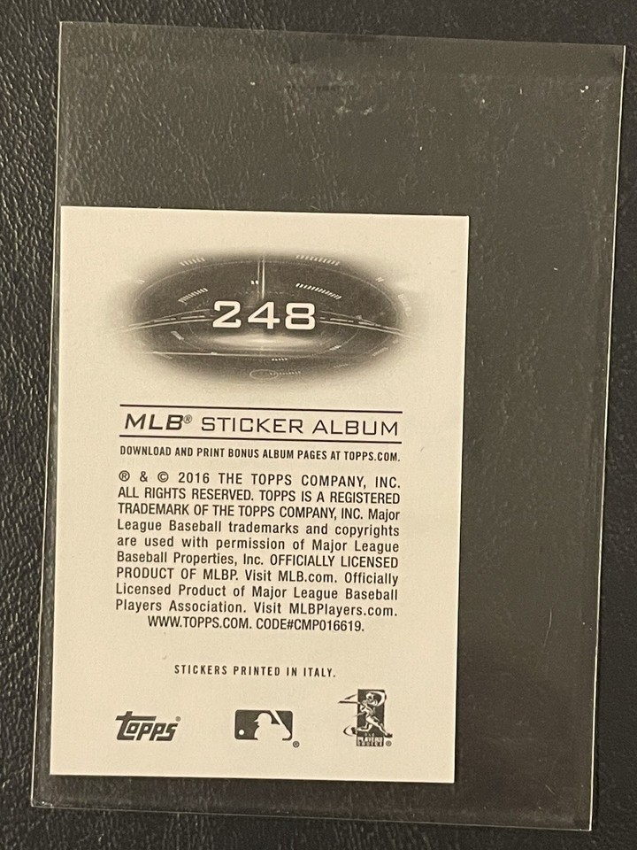 2016 Topps Stickers #248 Bryce Harper Washington Nationals Baseball | eBay