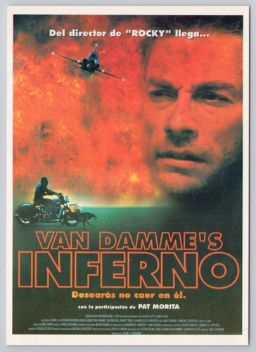 Inferno 1999 Film Jean Claude Van Damme - Movie Poster Postcard | eBay