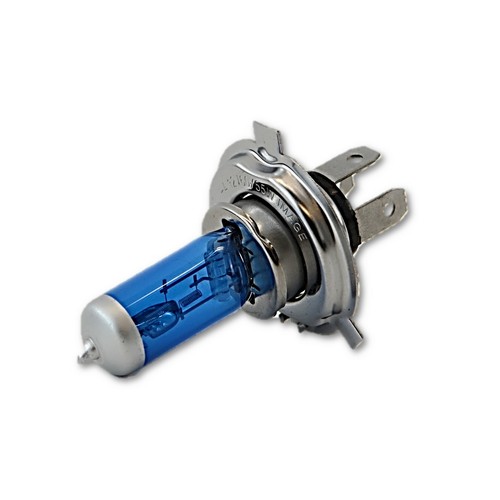 4X6" Blue LED Halo Drl Halogen Headlight Headlamp Light Bulbs Crystal ...