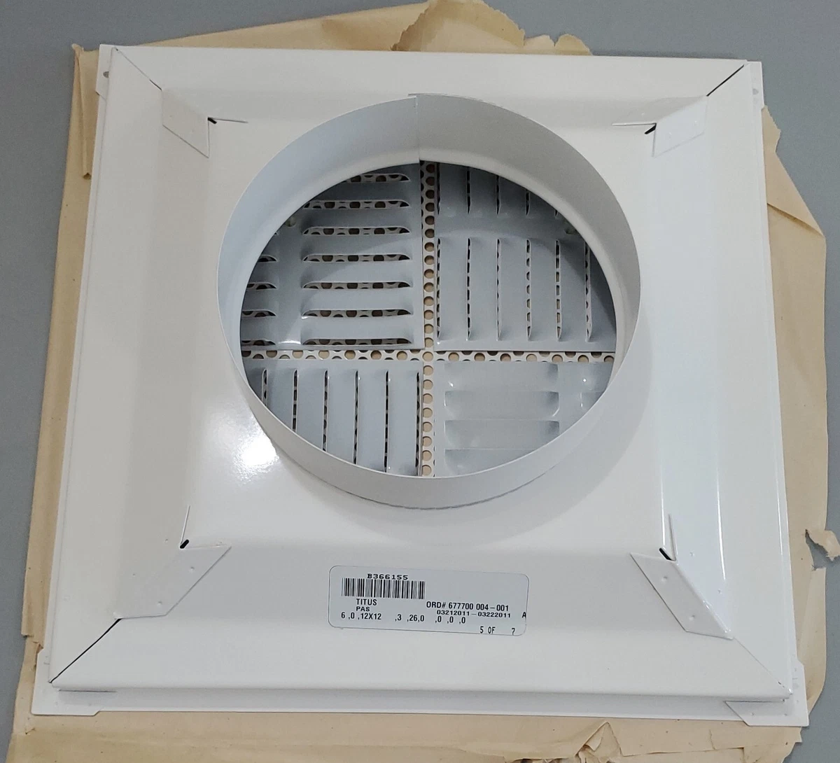 Titus Perforated Ceiling Diffusers | Shelly Lighting