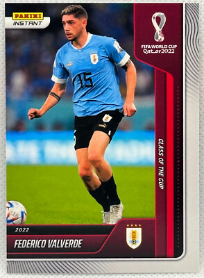 FEDERICO VALVERDE CLASS OF THE CUP PANINI INSTANT FIFA WORLD CUP 2022 ...