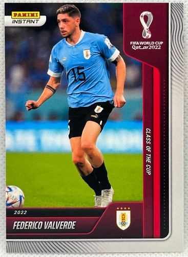 FEDERICO VALVERDE CLASS OF THE CUP PANINI INSTANT FIFA WORLD CUP 2022 ...