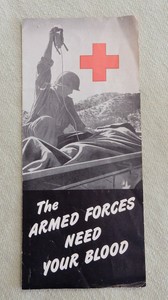 1951 American Red Cross The Armed Forces Need Your Blood Pamphlet 1951 ...