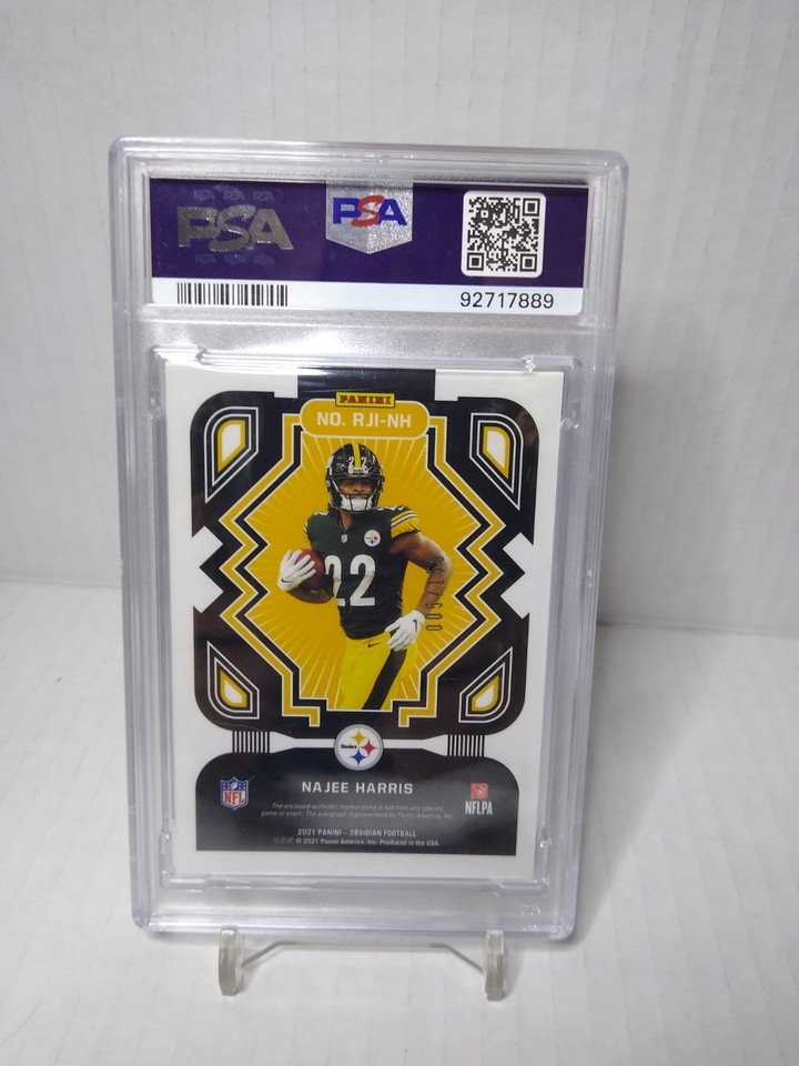 Najee Harris 2021 Obsidian RPA PSA 10 | eBay