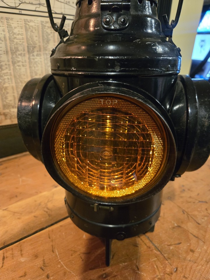 Arlington NJ USA 4 Way Railroad Dressel Signal Lantern Light Lamp ...