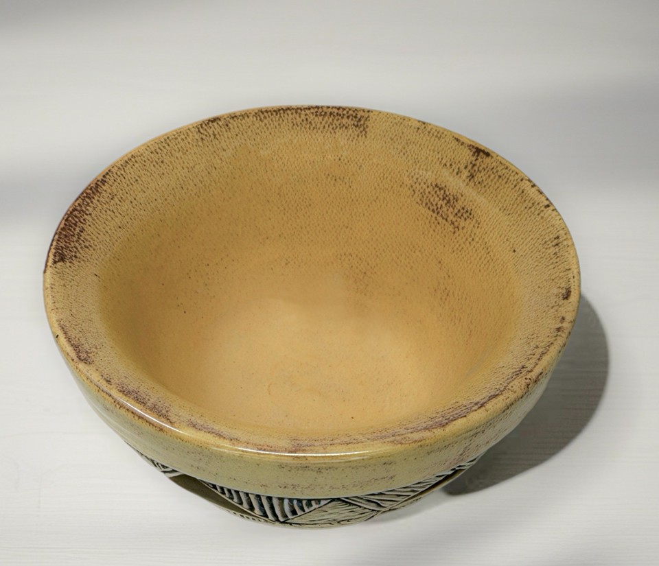 Mid Century Modern Pottery Sgraffito 3D Technique By Kathleen Fuller ...