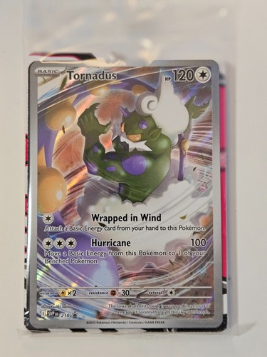 Tornadus SVP 210 ETB Promo - Sealed - 2025 White Flare Pokémon TCG ...