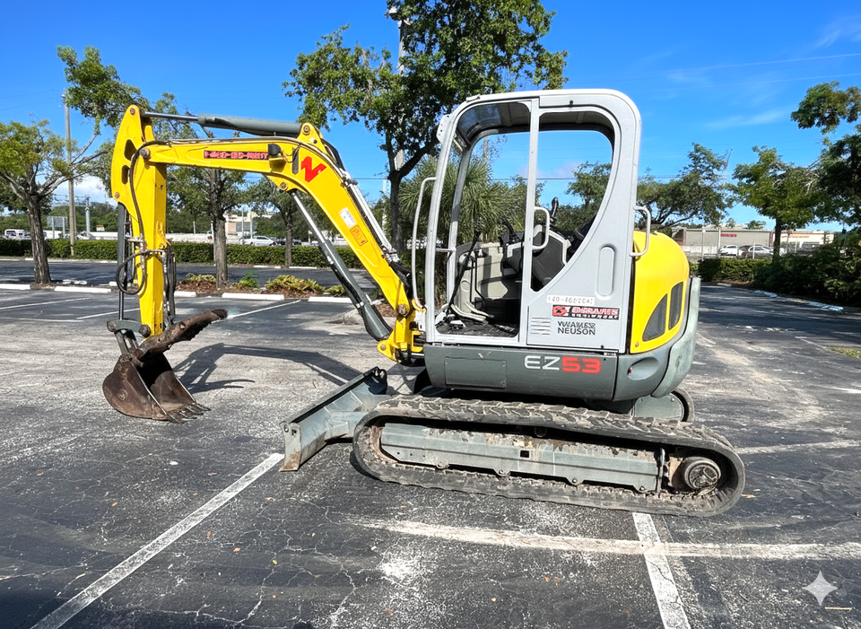2021 Wacker Neuson EZ53 Excavator - 14,178 lbs -12' Max Dig Depth - 847 ...